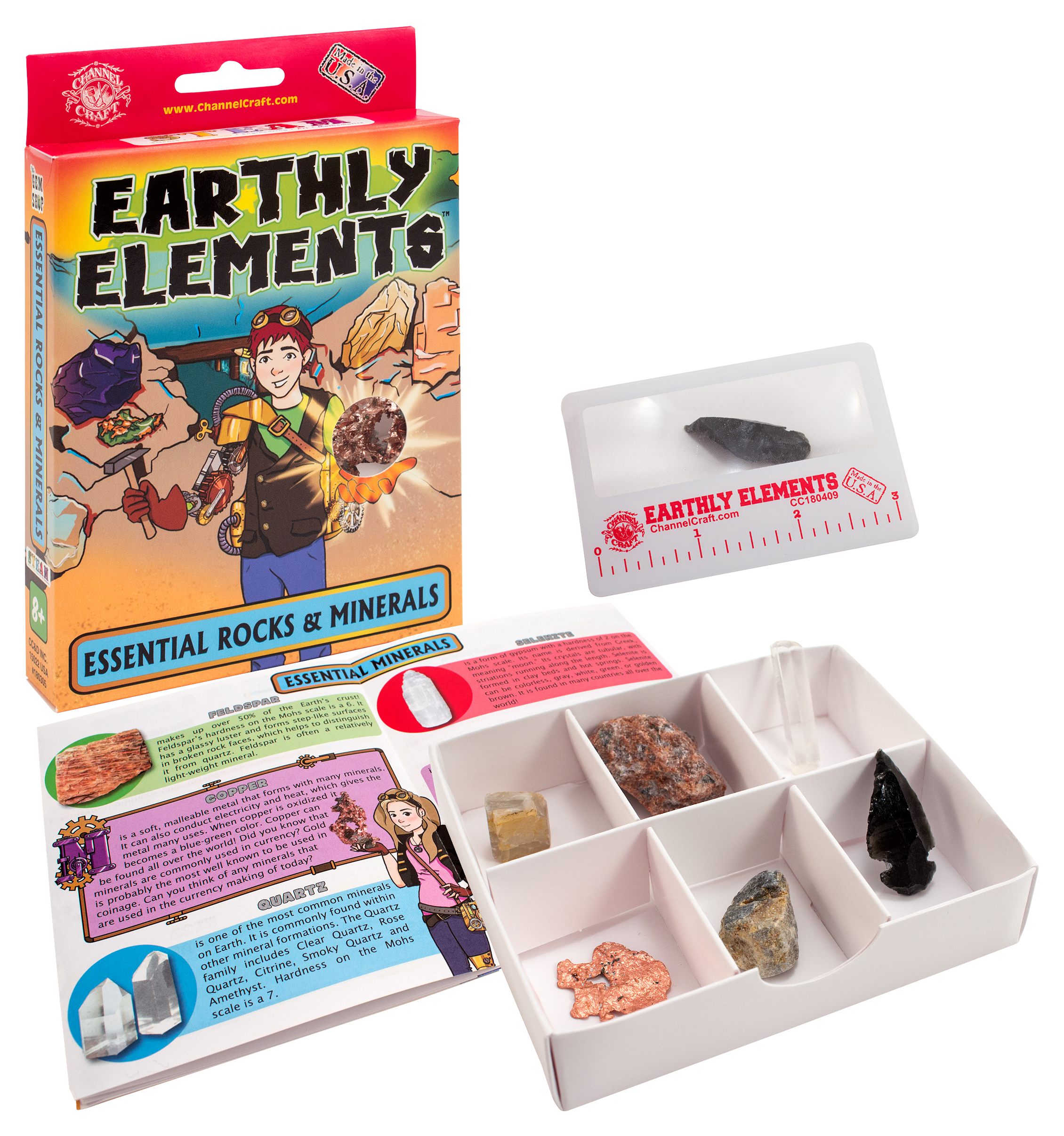 Channel Craft Earthly Elements Essential Rocks and Minerals Kit | Cabela's